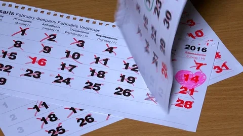 Calendar Pages Falling Stock Videos – Royalty-Free HD & 4K Videos | Pond5