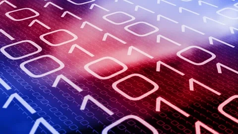 Tech concept unleashed binary code motio... | Stock Video | Pond5