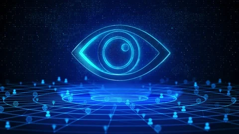 Tech Eye Text Future Digital Technology ... | Stock Video | Pond5