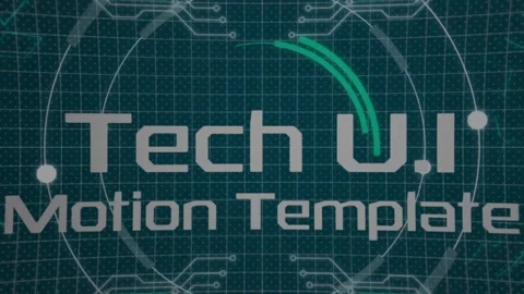 Tech UI Title ~ After Effects Project #142123076 | Pond5