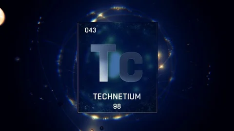 Technetium as Element 43 of the Periodic... | Stock Video | Pond5