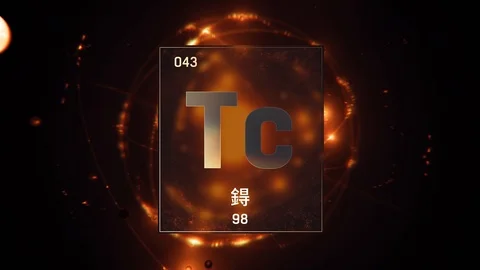 Technetium as Element 43 of the Periodic... | Stock Video | Pond5