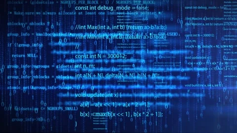 Binary Background Stock Video Footage | Royalty Free Binary Background ...