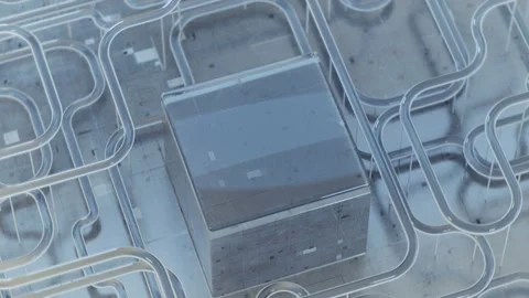 Technical plate with lines seamless loop... | Stock Video | Pond5