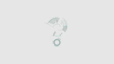 Techno Digital Animated Alphabet with al... | Stock Video | Pond5