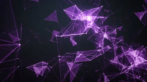 Techno Shape Polygon Background Loop - a... | Stock Video | Pond5