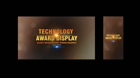 Technology Award Display ~ After Effects Template #172438293