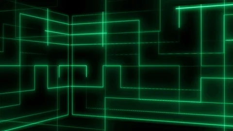 Green Technology Background Stock Video Footage | Royalty Free Green ...