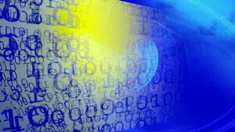Technology Background. Binary Code. Abst... | Stock Video | Pond5