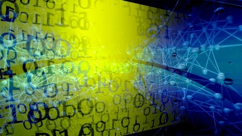 Technology Background. Binary Code. Abst... | Stock Video | Pond5