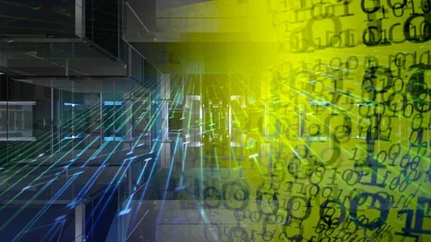 Technology Background. Binary Code. Abst... | Stock Video | Pond5