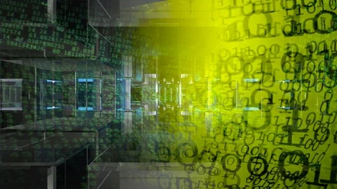 Technology Background. Binary Code. Abst... | Stock Video | Pond5