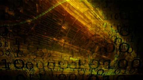Technology Background. Binary Code. Abst... | Stock Video | Pond5