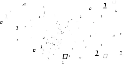 Technology background digital binary zer... | Stock Video | Pond5