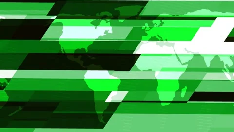 Technology green color earth map backgro... | Stock Video | Pond5