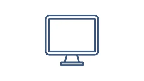 Technology icon on white background. Inf... | Stock Video | Pond5