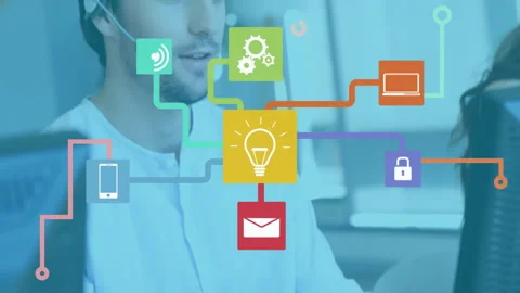 Office Connectivity Stock Videos – Royalty-Free HD & 4K Videos