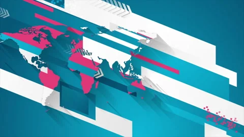 Technology minimal flat motion backgroun... | Stock Video | Pond5