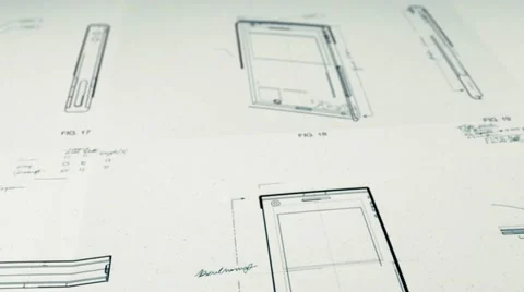 Technology Patents Drawing Animation | Stock Video | Pond5