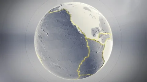 Tectonic Plates Globe Stock Video Footage | Royalty Free Tectonic ...