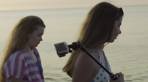 Girls Gopro Stock Footage ~ Royalty Free Stock Videos | Pond5