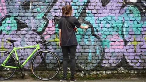 Graffiti Tagging Stock Video Footage | Royalty Free Graffiti Tagging ...