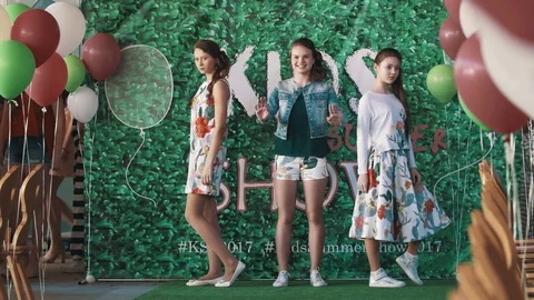 Teenage girls models hand movement on po... | Stock Video | Pond5