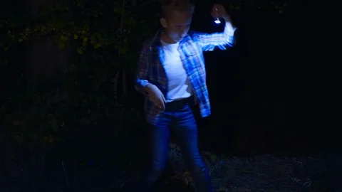 Flashlight Light Dark Stock Footage ~ Royalty Free Stock Videos | Pond5
