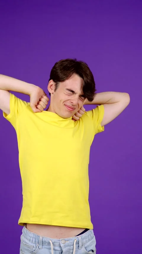 Boy Yawning Stock Footage ~ Royalty Free Stock Videos | Pond5