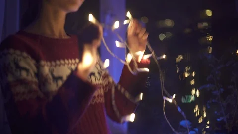 Girls Teenager Lights Stock Videos – Royalty-Free HD & 4K Videos