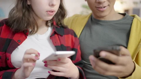 Teenagers Social Media Stock Footage ~ Royalty Free Stock Videos | Pond5