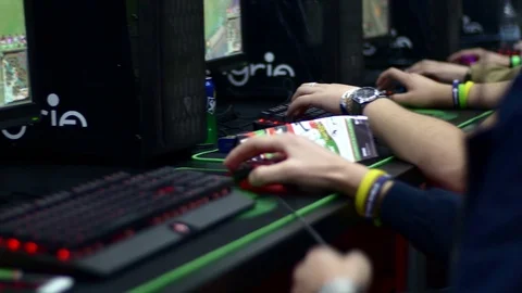 Teenagers Testing New Video Games On A C... | Stock Video | Pond5