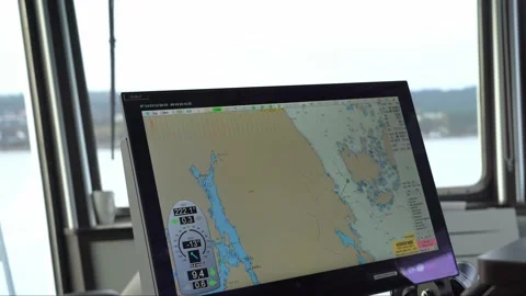 Telchart electronic chart machine on Fur... | Stock Video | Pond5