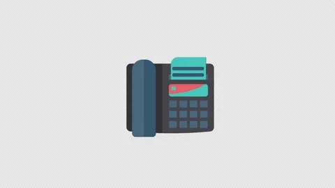 telephone icon motion graphics animation... | Stock Video | Pond5