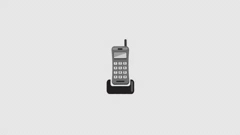 telephone icon motion graphics animation... | Stock Video | Pond5