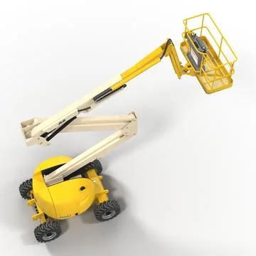 Telescopic Boom Lift JLG 450AJ Yellow 2 ~ 3D Model #90995752