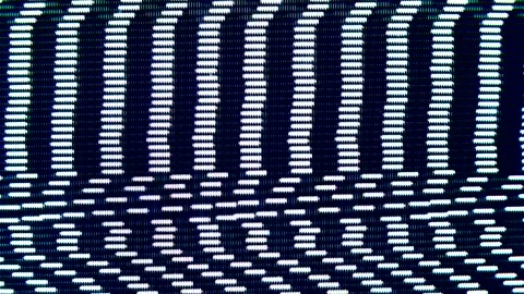 Television interference on screen. A fli... | Stock Video | Pond5