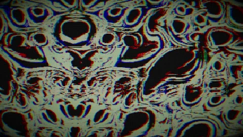 Television screen glitch with static int... | Stock Video | Pond5
