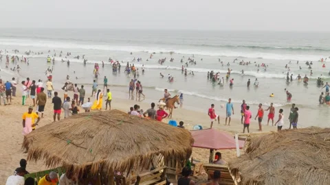 tema, Ghana - 12/18/2023: people gatheri... | Stock Video | Pond5