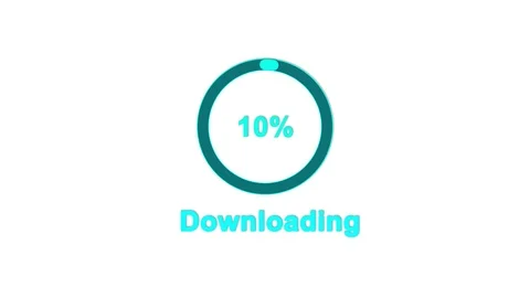 Template of the downloading of the progr... | Stock Video | Pond5