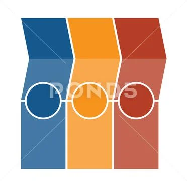 Template Infographics, arrows, columns, circles, design for Timeline 3 ...