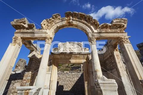 Temple of Hadrian, one of the best preserved and most beautiful ...