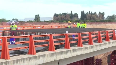 Temporary bypass to restore traffic on V... | Stock Video | Pond5