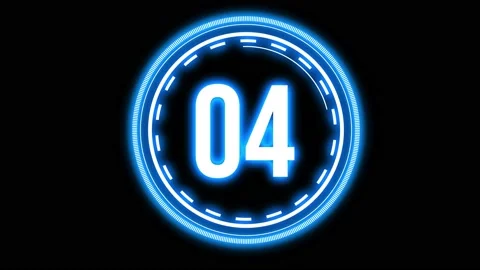 Ten seconds Countdown Timer 4K Animation... | Stock Video | Pond5