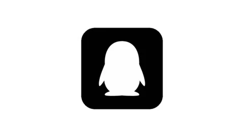 Tencent icon background animated, logo s... | Stock Video | Pond5