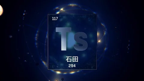 Tennessine as Element 117 of the Periodi... | Stock Video | Pond5