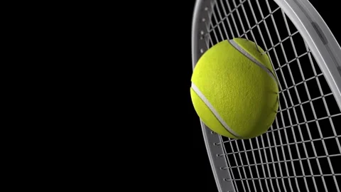 tennis background animation. tennis rack... | Stock Video | Pond5