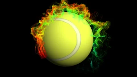 Tennis Ball Animation Background, Loop | Stock Video | Pond5