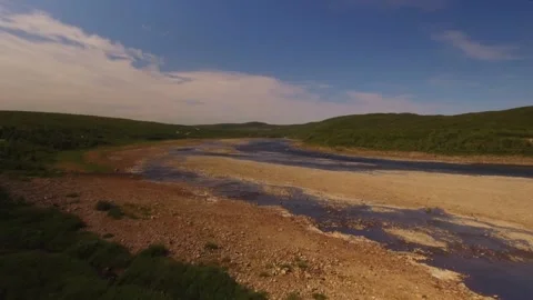 Teno River Alaköngäs, Lapland, Finland... | Stock Video | Pond5