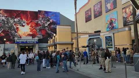 Terminator Ride Universal Studios Hollyw... | Stock Video | Pond5